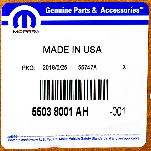 2011-2024 Mopar Engine Cooling Radiator 55038001AH | Mopar OEM Parts Outlet