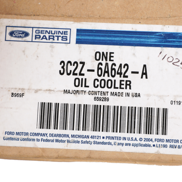 Oil Cooler Assembly 3C2Z-6A642-A | QuirkParts