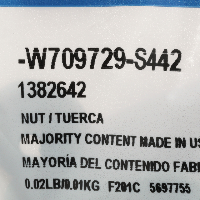 2013-2024 Ford Fender Liner Retainer Nut -W709729-S442 | Ford OEM Parts ...
