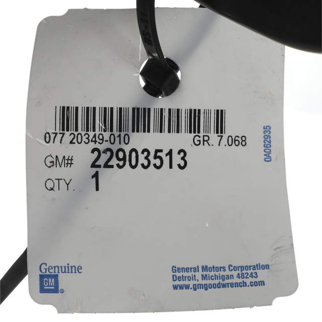 2015-2020 GM Front Tow Hook in Black 22903513 | QuirkParts