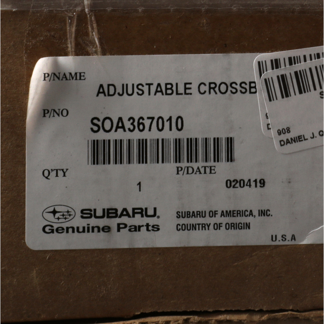 SOA367010 - OEM NEW 2019-2020 Subaru Forester Roof Crossbar Set Aero ...