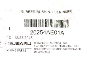 2000-2009 Subaru Lower Control Arm Bushing 20254AE01A | QuirkParts