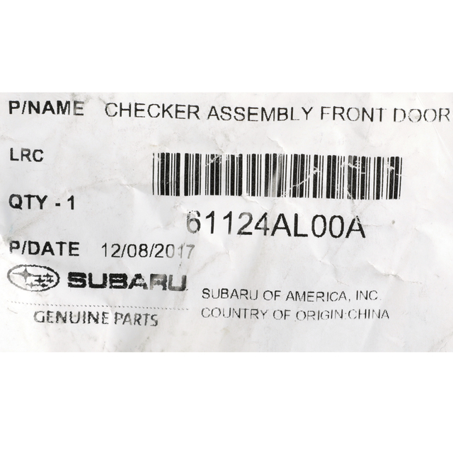 2015-2019 Subaru Door Check 61124AL00A | QuirkParts