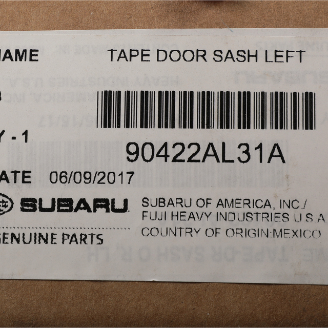 2015-2019 Subaru Outback OEM NEW 15-19 Subaru Outback Wagon Left Rear ...