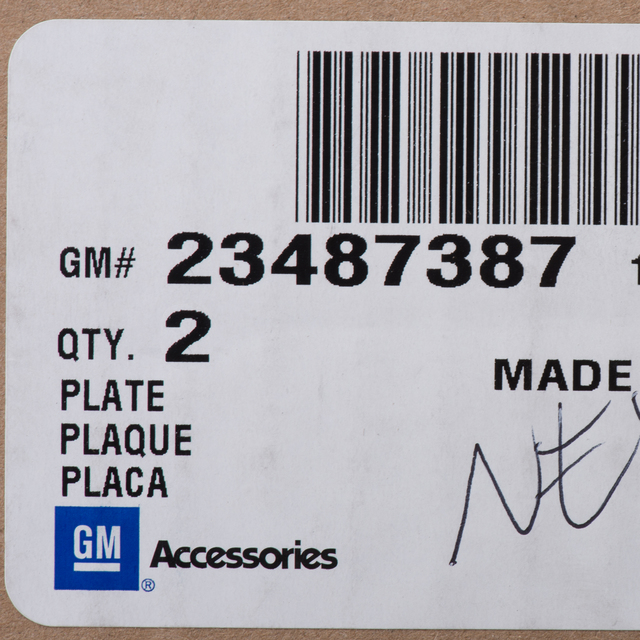 2014-2019 Chevrolet Corvette Door Sill Plates 23487387 | QuirkParts