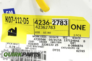 2013-2018 Chevrolet Sonic OEM NEW 2013-2018 GM Chevrolet Sonic A/C ...