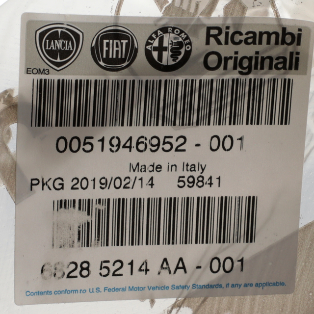 2016-2017 Fiat 500X OEM NEW 2016-2018 Mopar Fiat 500X Shield-Splash ...