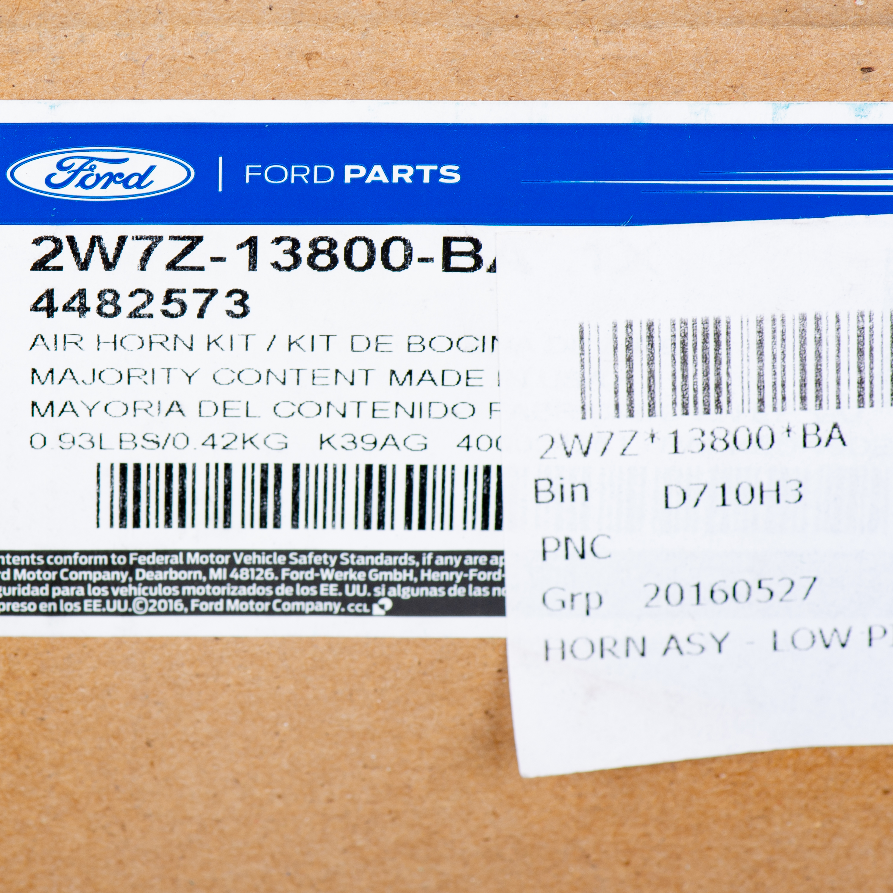 1992-2011 Ford OEM NEW 1992-2011 Ford Focus Ranger Escape Low Note Car ...