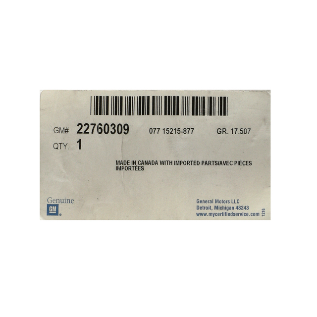 2007-2013 GM Primed Rear Passenger Side Door Center Molding with Insert ...