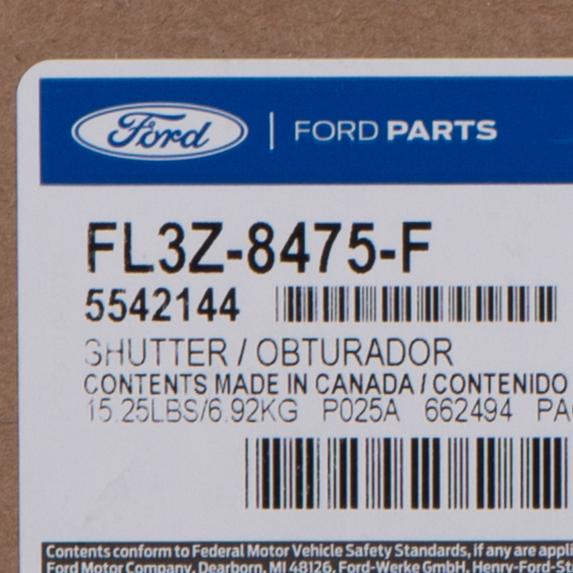 2015-2017 Ford F-150 OEM NEW 2015-2017 Ford F-150 Shutter FL3Z-8475-F ...