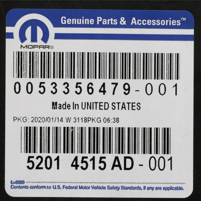 2011-2020 Dodge Journey OEM NEW 11-2019 Mopar Dodge Journey Crossroad ...