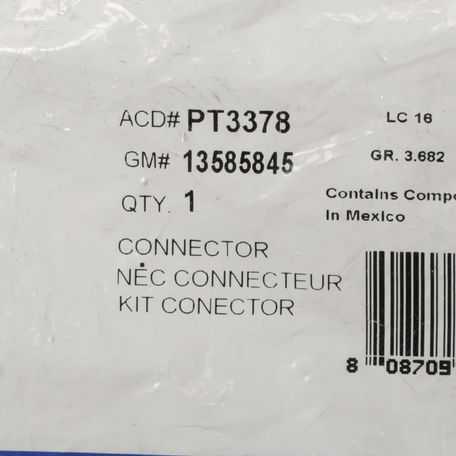 Connector Kit 13585845 | QuirkParts