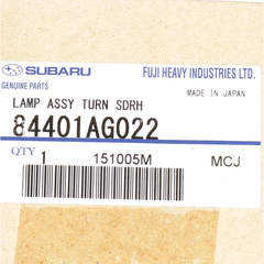 84401AG022 - OEM NEW 05-08 Subaru Legacy Forester Outback Passenger Sd ...