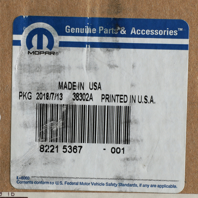 2019-2025 Jeep OEM NEW 2019-2020 Mopar Jeep Wrangler Gladiator Front ...