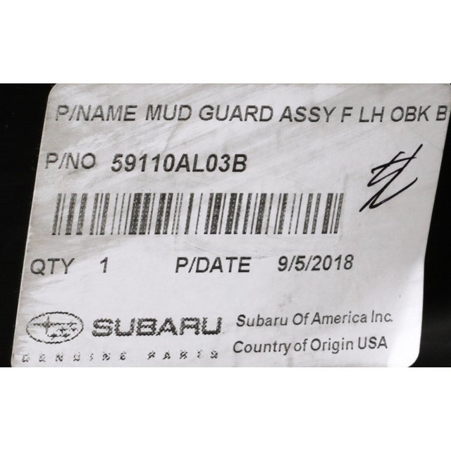 2015-2019 Subaru Outback OEM NEW 16-19 Subaru Outback Fender Splash ...