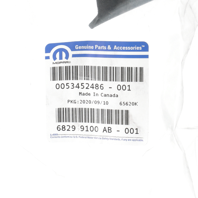 68299100AC - Rear Valance, Right - 2019-2024 Ram 1500 | Mopar OEM Parts ...