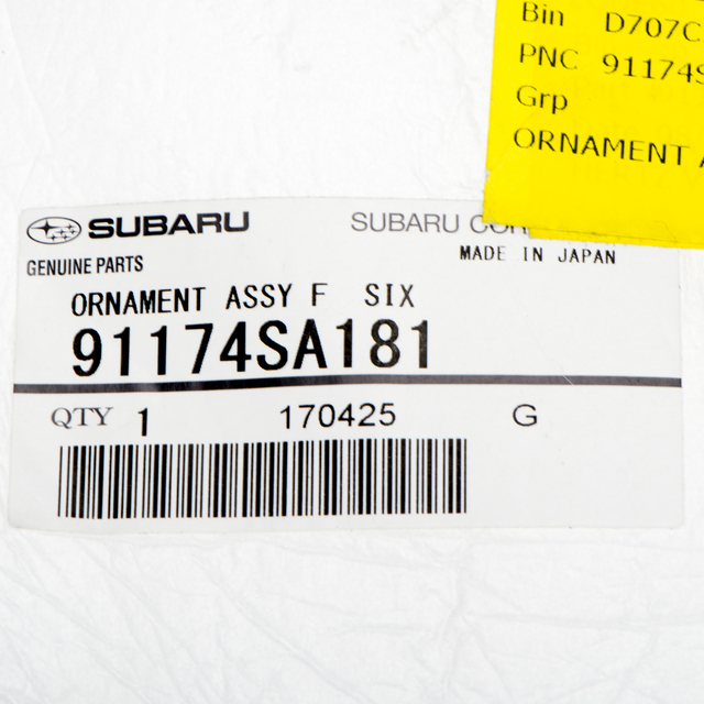 2015-2019 Subaru OEM NEW 2015-2019 Subaru XV Crosstrek Emblem Ornament ...