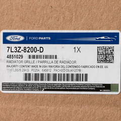 Grille Radiator 7L3Z-8200-D | QuirkParts