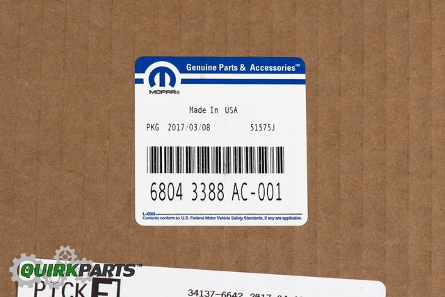 2013-2014 Dodge Challenger Radiator Grille 68043388AC | QuirkParts