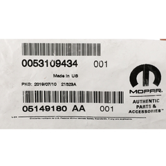 2011-2020 Mopar OEM NEW 2011-2020 Mopar Chrysler 300 Ram ProMaster City ...