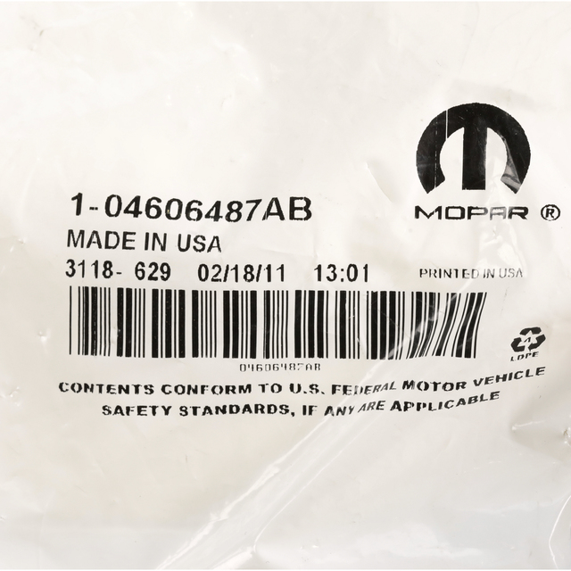 4606487AB - OEM NEW Mopar 01-17 Jeep Compass Dodge Stratus Charge Air ...