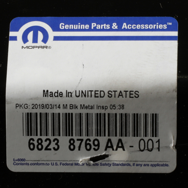 2007-2018 Jeep OEM NEW Mopar 2007-18 Jeep Wrangler Right Compatibility ...
