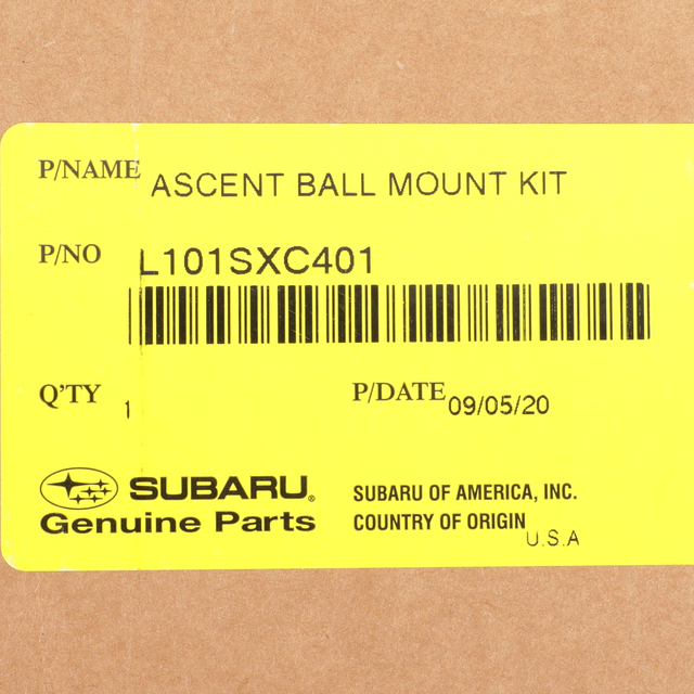 2019-2022 Subaru Ascent OEM NEW 2019-21 Subaru Ascent Ball Mount ...