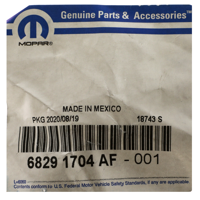 2017-2021 Jeep Compass Purge Hose 68291704AH | QuirkParts
