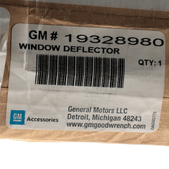 2014-2019 Chevrolet Air Deflector, Side Windows, In-Channel 19328980 ...