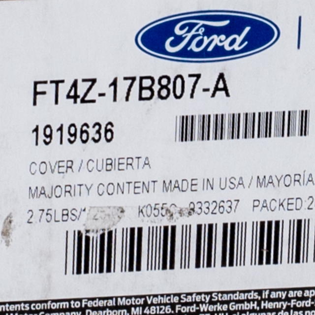 2015-2016 Ford Edge Rear Bumper Protector Black Scratch Scuff Pad OE ...