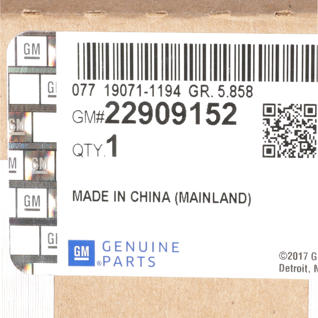 2017-2019 GMC Front and Rear Wheel Trim Cap 22909152 | QuirkParts