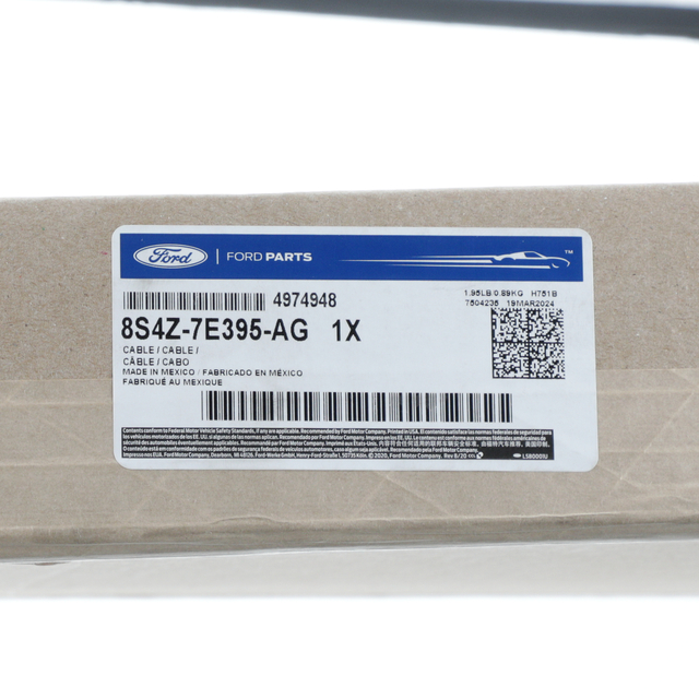 2008-2013 Ford Shift Control Cable 8S4Z-7E395-AG | Ford OEM Parts Outlet