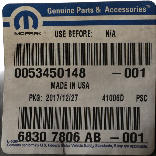 2018-2020 Dodge Durango OEM NEW 2018-2020 Mopar Dodge Durango Front ...