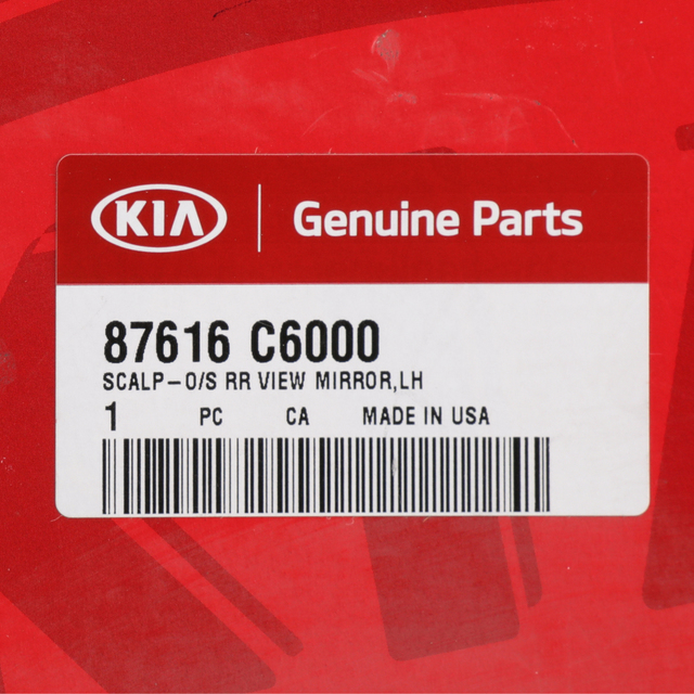 2016-2020 Kia Sorento Mirror Cover 87616-C6000 | QuirkParts