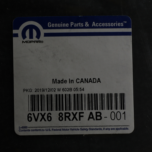 2014-2021 Jeep Cherokee Rear Door Molding, Right 6VX68RXFAB | QuirkParts