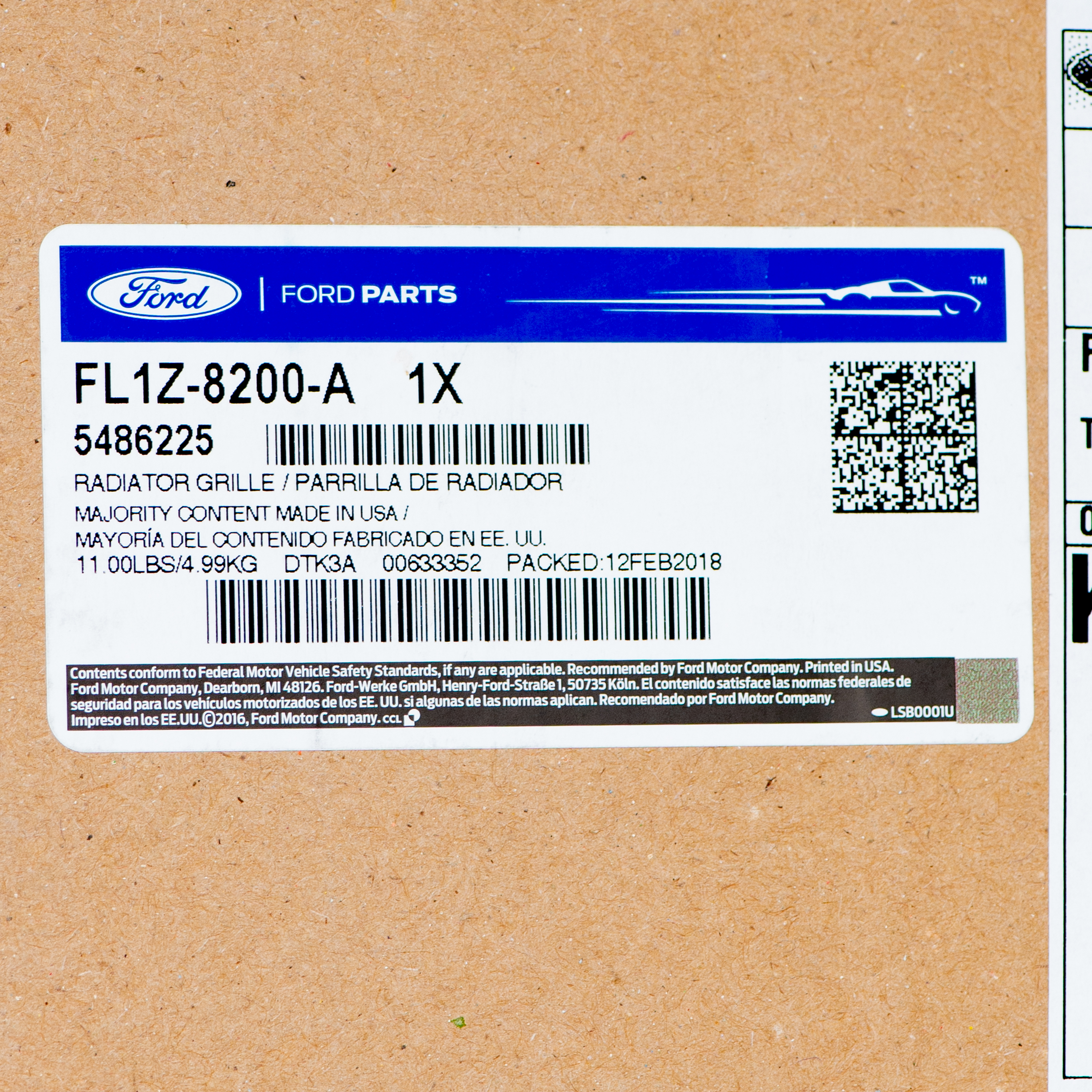 2015-2017 Ford Expedition Grille FL1Z-8200-A | QuirkParts