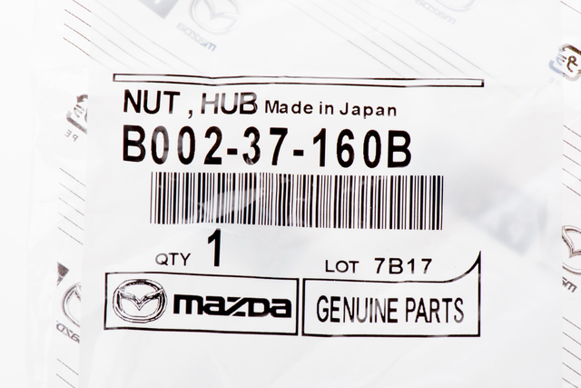 1988-2024 Mazda Wheel Nut B00237160B | QuirkParts