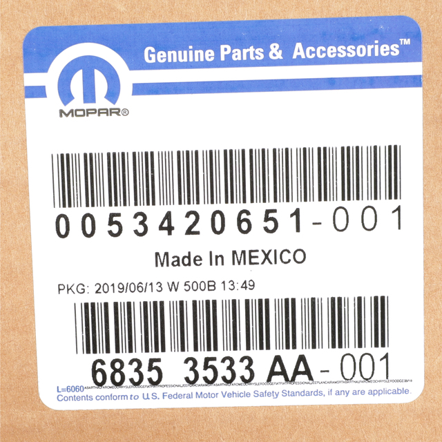 2012-2024 Mopar Fog Light Kit 68202187AA | QuirkParts