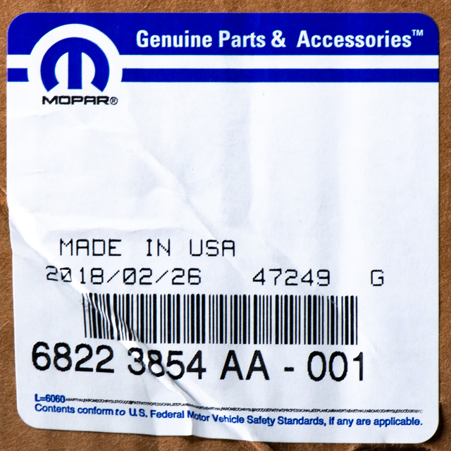 2011-2024 Mopar Crankshaft Rear Oil Retainer And Seal 68223854AA ...