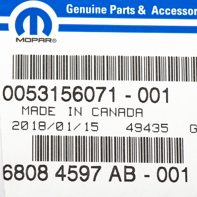 2011-2022 Jeep Hood Seal 68084597AB | Mopar OEM Parts Outlet