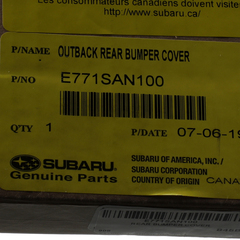 2020-2025 Subaru Outback Rear Bumper Cover E771SAN100 | QuirkParts