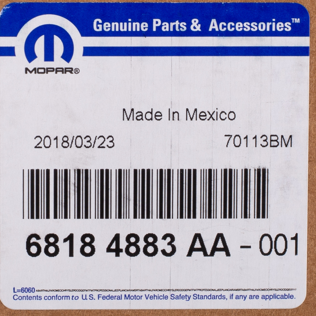 2014-2018 Ram Transmission Oil Cooler 68184883AA | QuirkParts