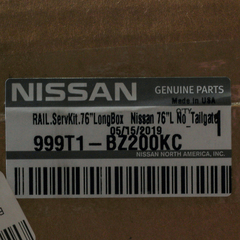2013-2019 Nissan Frontier Bed Rail Caps, Long Bed 999T1-BZ200KC ...