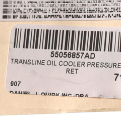 2009-2013 Mopar OEM NEW Mopar 2013 Ram Oil Cooler Pressure And Return ...