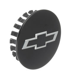 2019-2025 Chevrolet Wheel Center Cap, Black W\\/Black Bow-Tie Logo ...