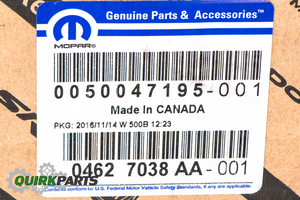 2012-2018 Jeep Belt Tensioner 4627038AA | QuirkParts