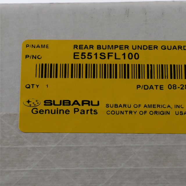 E551SFL100 - OEM NEW 2018-2020 Subaru Crosstrek Bumper Under guard Rear ...