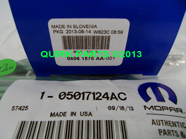 Wiring Kit 5017124AC | Mopar OEM Parts Outlet