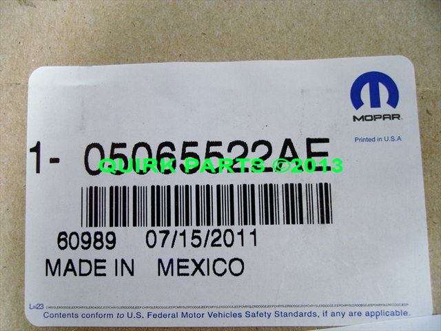 2005-2014 Mopar OEM NEW Mopar 2005-14 Dodge Challenger Chrysler 300 ...