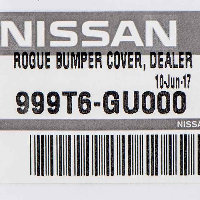 2008-2015 Nissan 2008-2013 Nissan Rogue Black Rear Bumper Scratch ...